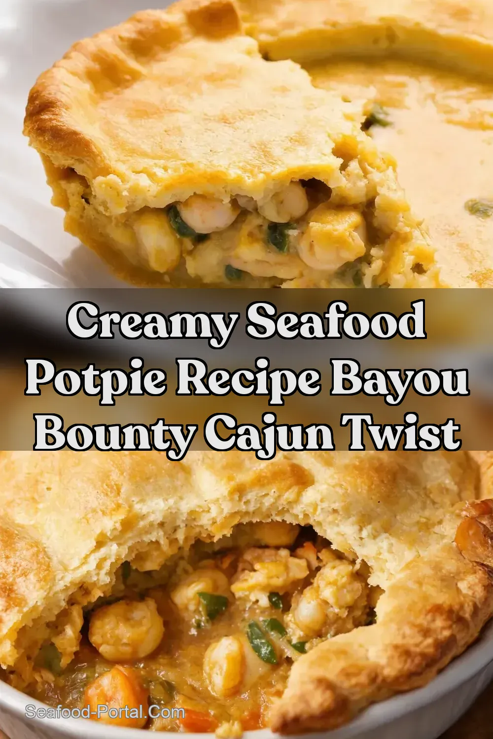 Creamy Cajun Seafood Pot Pie My Bayou Bounty Recipe