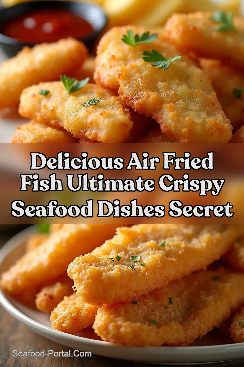 Crispy Air Fried Fish Fillets Chip Shop Taste at Home