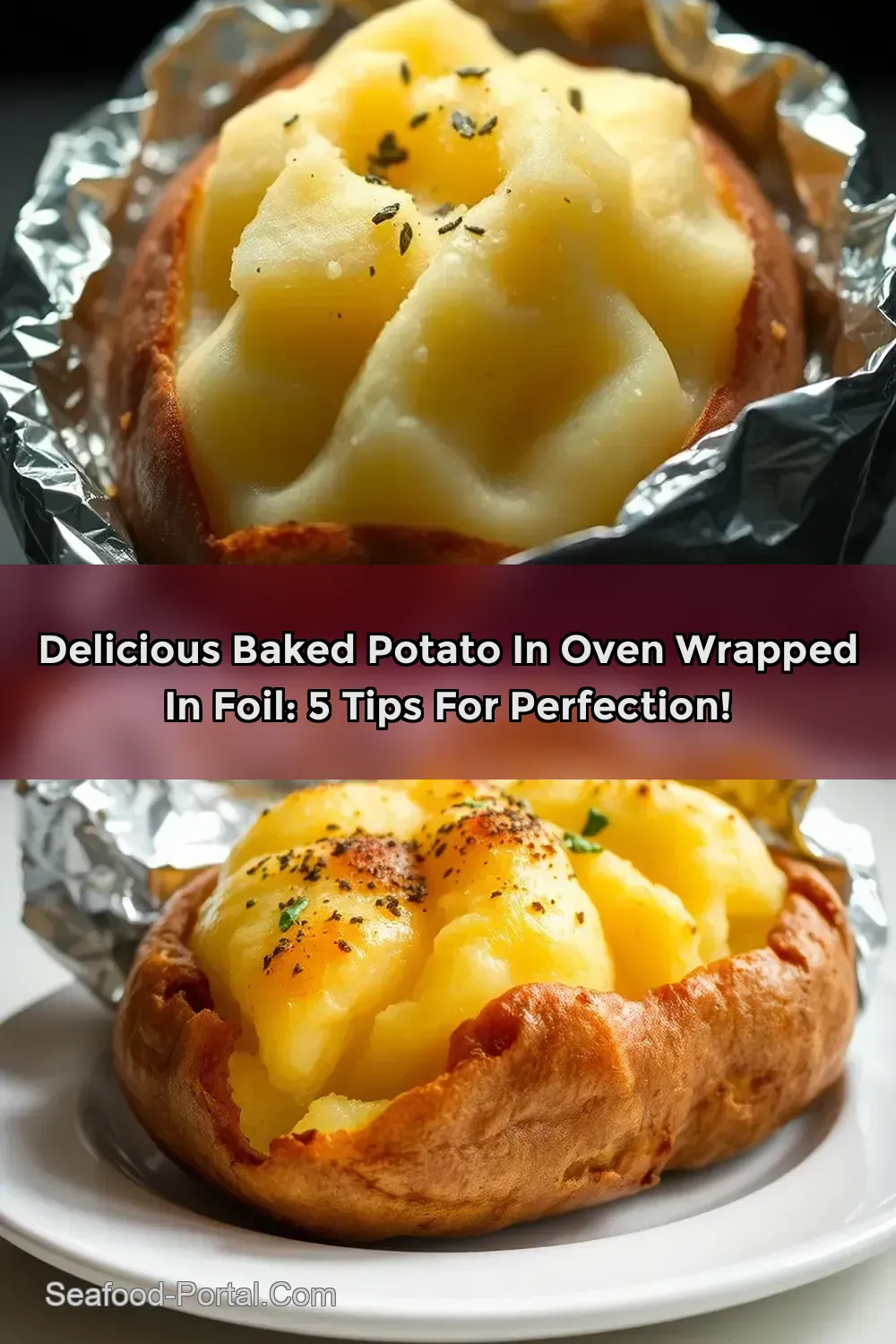 Fluffy Baked Potato in Oven Wrapped in Foil: The Ultimate…