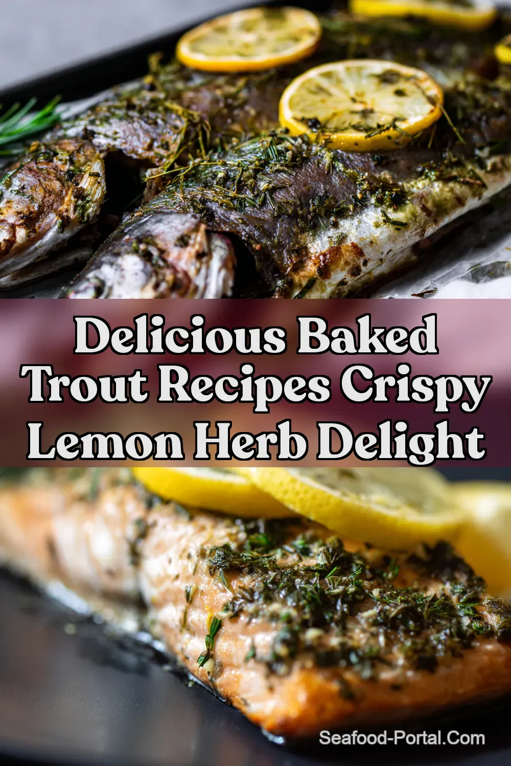 Lemon Herb Baked Trout A Deliciously Easy Recipe - Seafood…