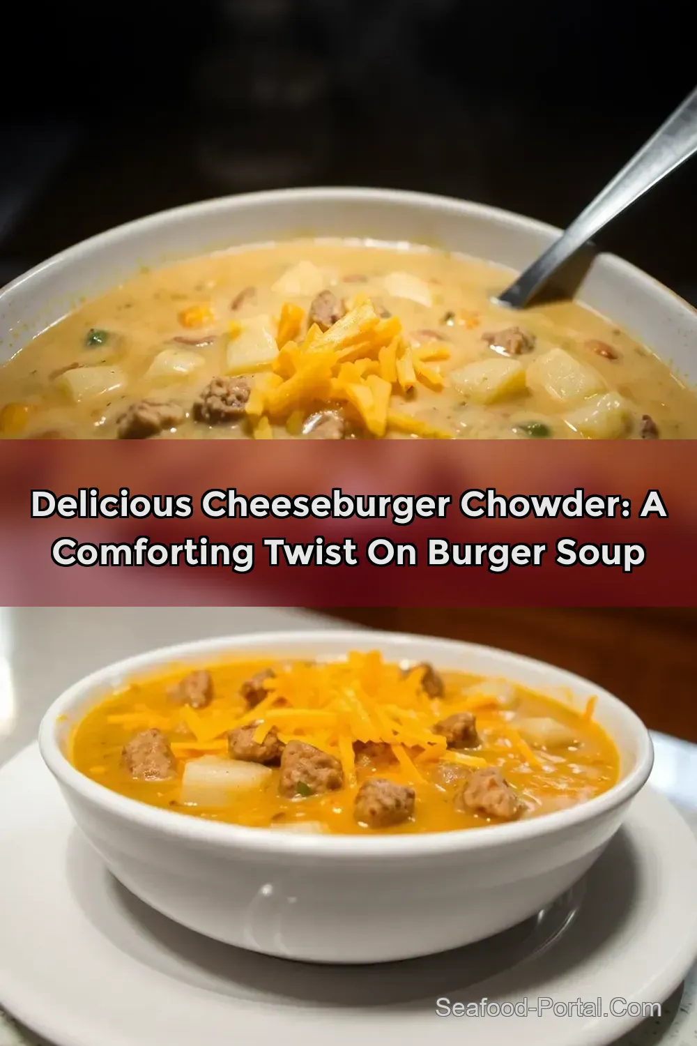Warm & Cheesy Cheeseburger Chowder: A Comforting Classic…