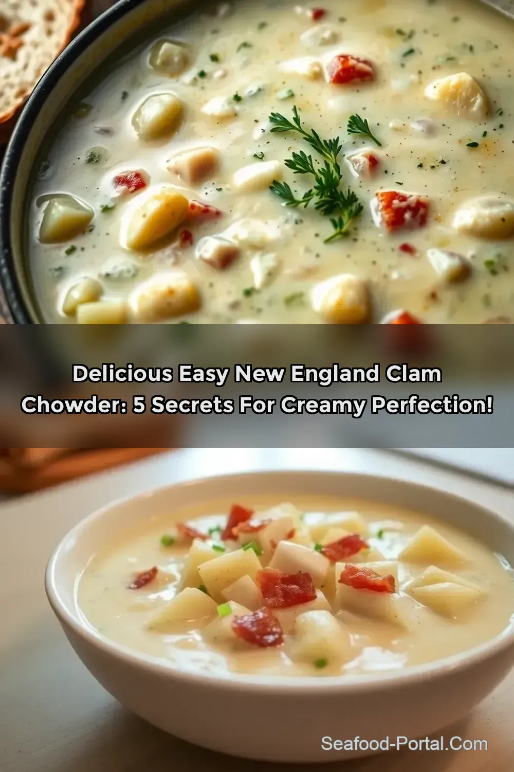 Easy Classic New England Clam Chowder Recipe: A Cozy…