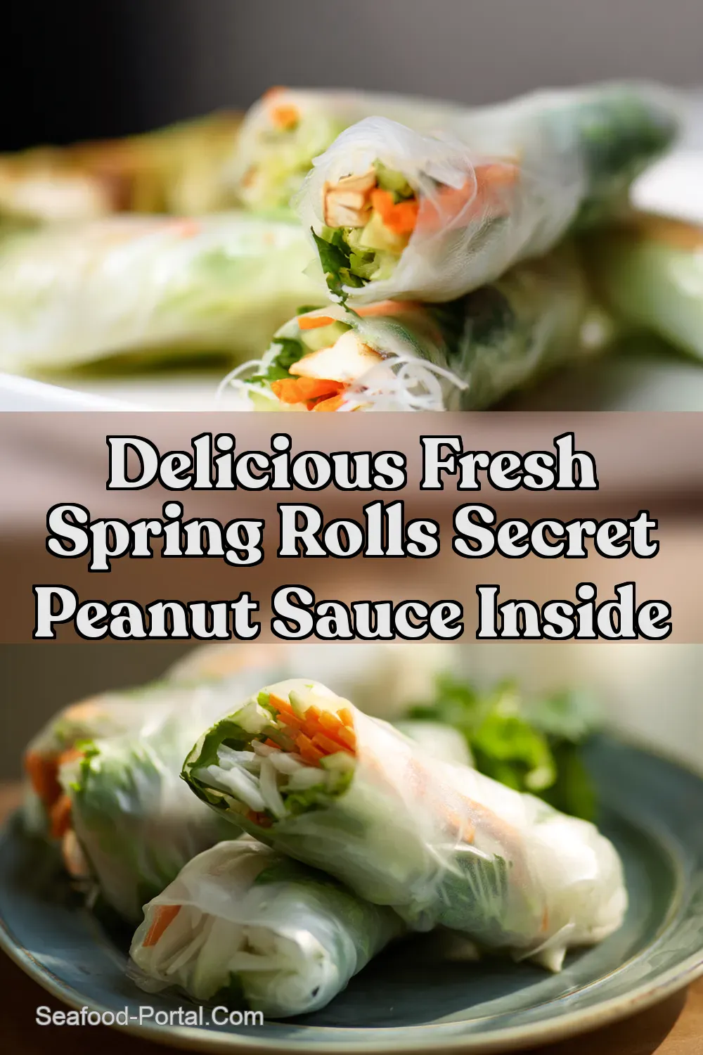 Sunshine Fresh Spring Rolls An Easy Fun Recipe - Seafood…