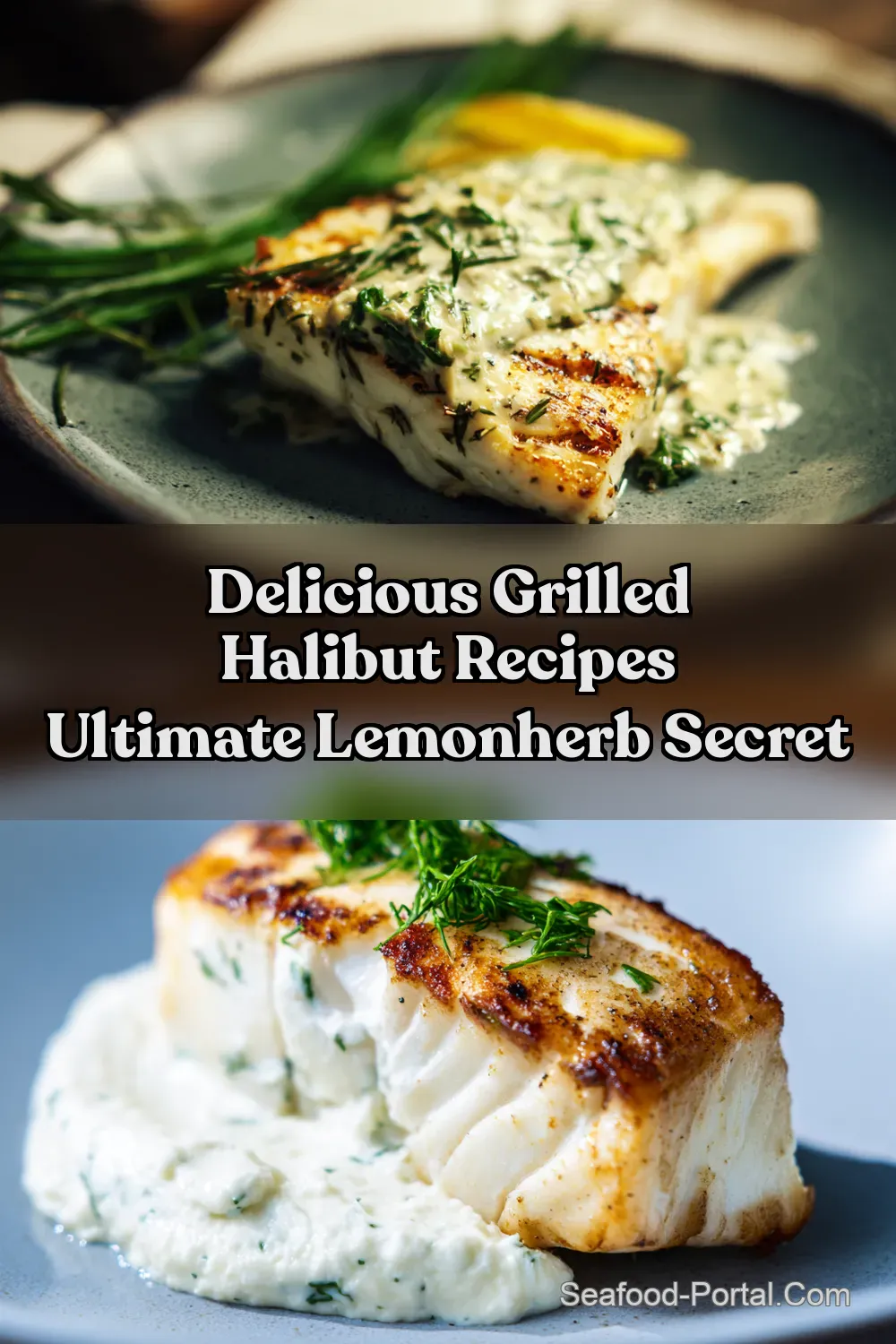 Grilled Halibut Recipes LemonHerb Butter Simply Smashed