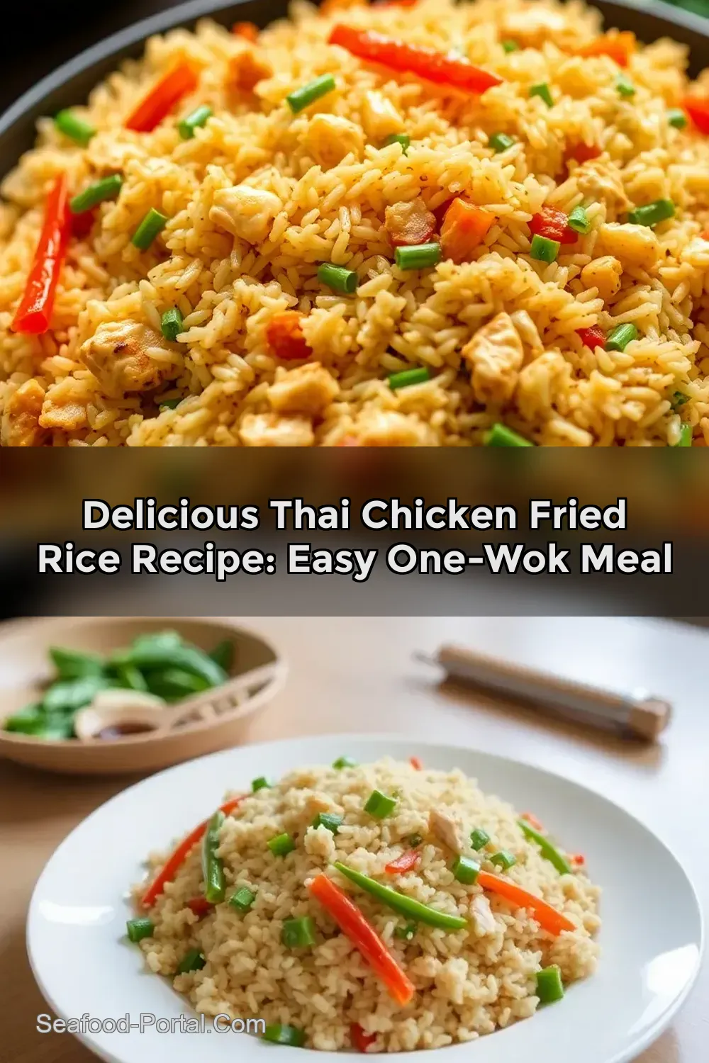 Easy & Tasty Thai Chicken Fried Rice Recipe: A One-Wok…