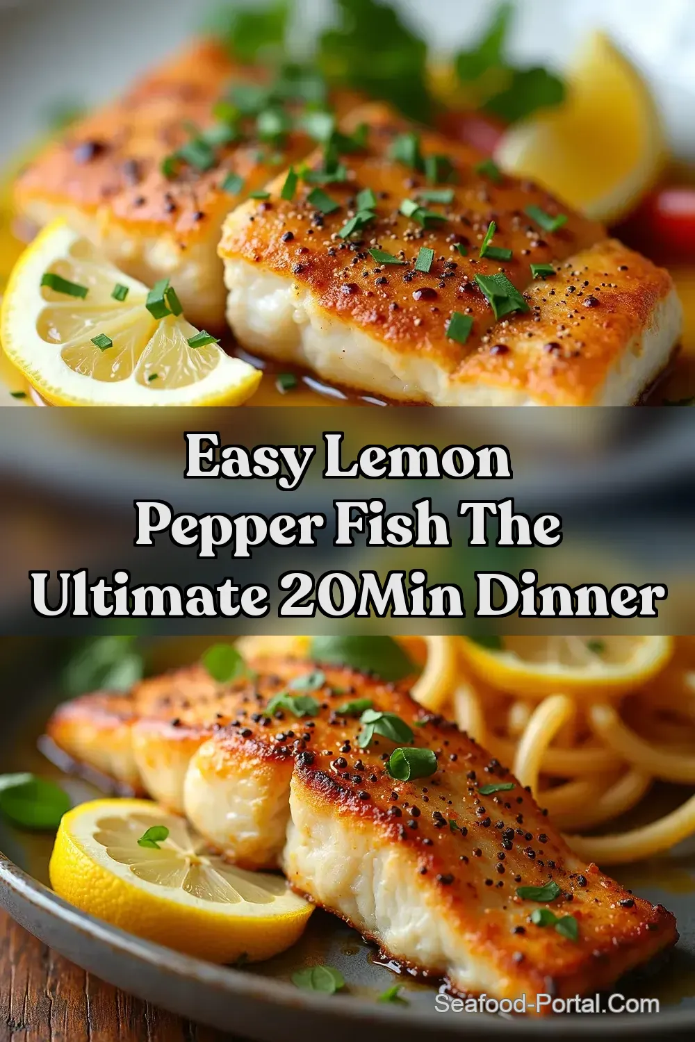 Quick Lemon Pepper Fish My 20Min Chippy Treat - Seafood…