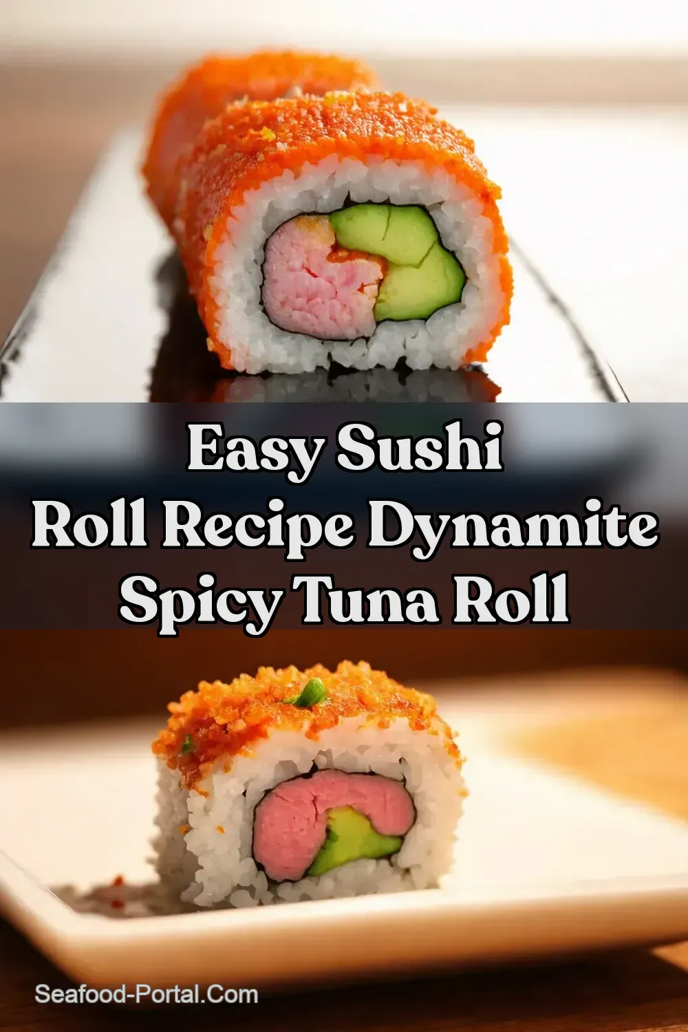 Spicy Tuna Roll Recipe Dynamite at Home Sushi - Seafood…