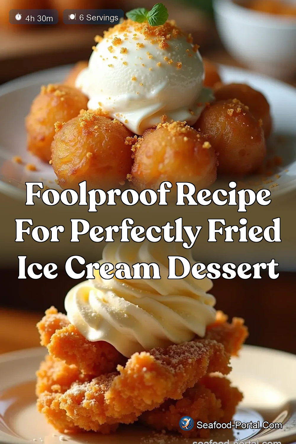 The Ultimate Fried Ice Cream Recipe Warm Crispy Shell