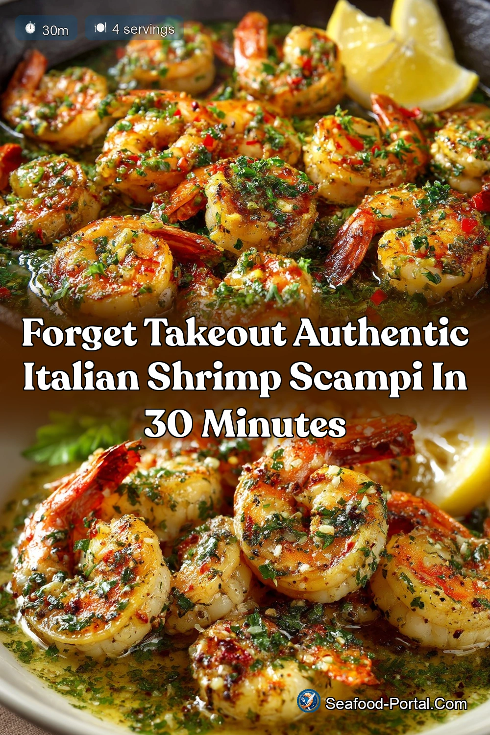Best 30Minute Italian Shrimp Scampi Recipe with LemonGarlic…