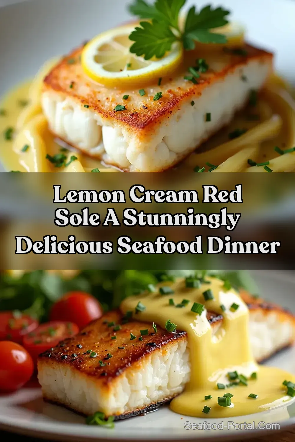 Pan Seared Red Sole with LemonCream Bistro Style at Home