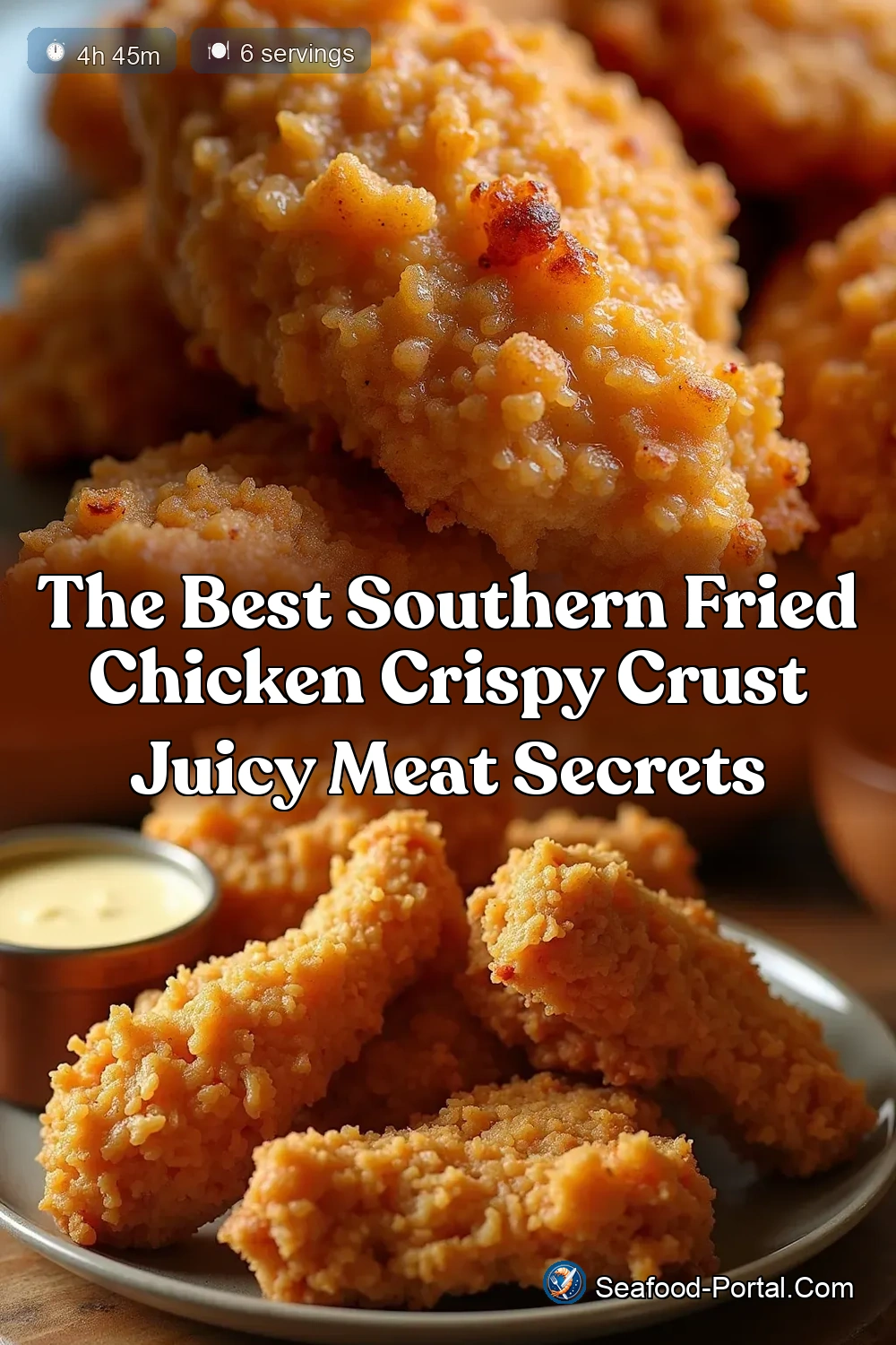 The Golden Standard Crispy Juicy Southern Fried Chicken…