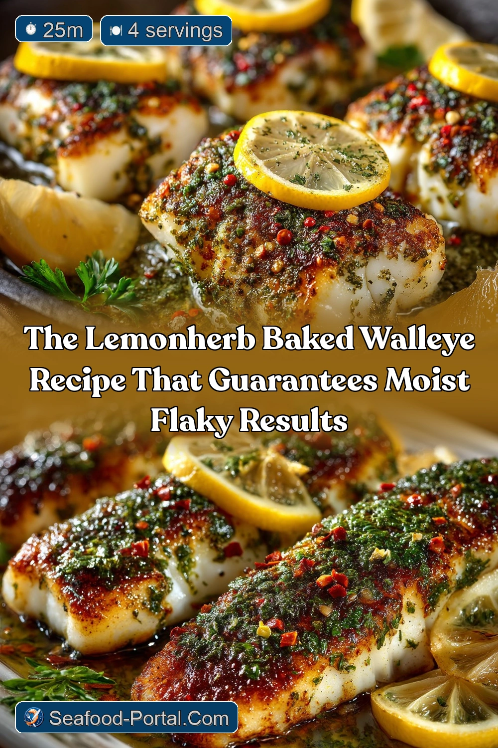 Foolproof LemonHerb Baked Walleye Fillets Ready in 25 Mins