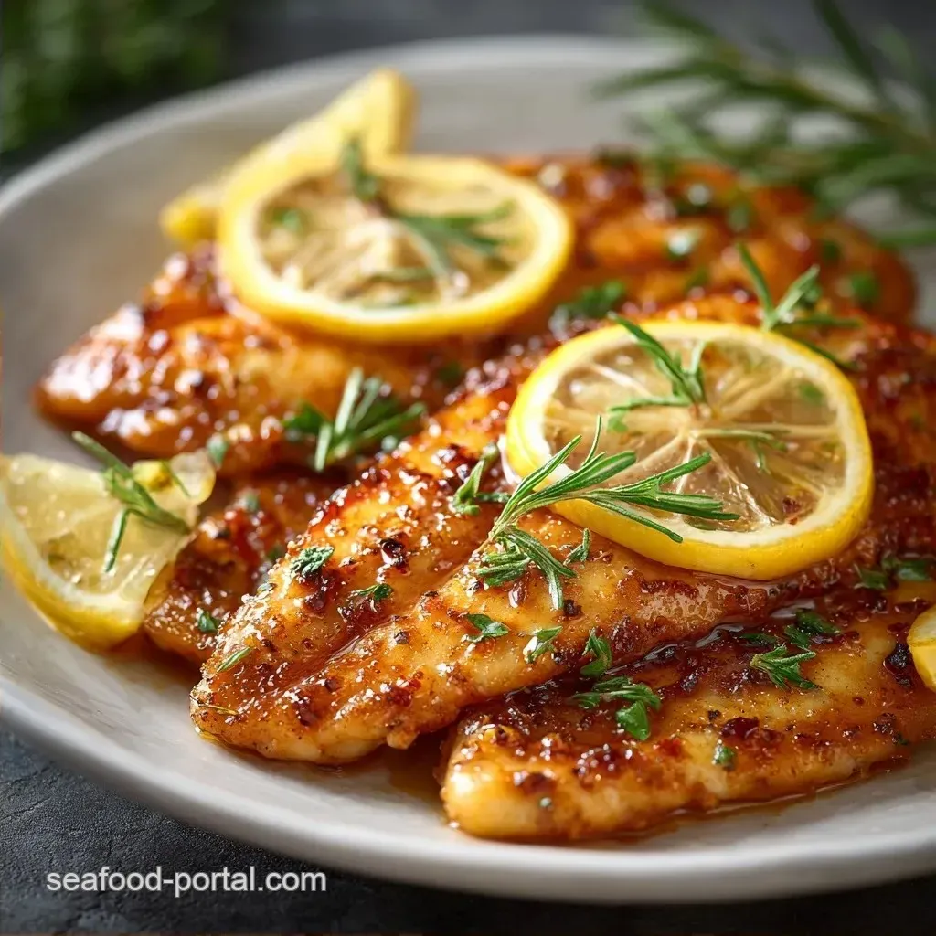 Lemon Herb Tilapia for 4 Servings - Seafood Portal