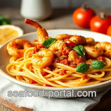 Easy & Juicy Spicy Tomato Linguine with Prawns Delight: My…