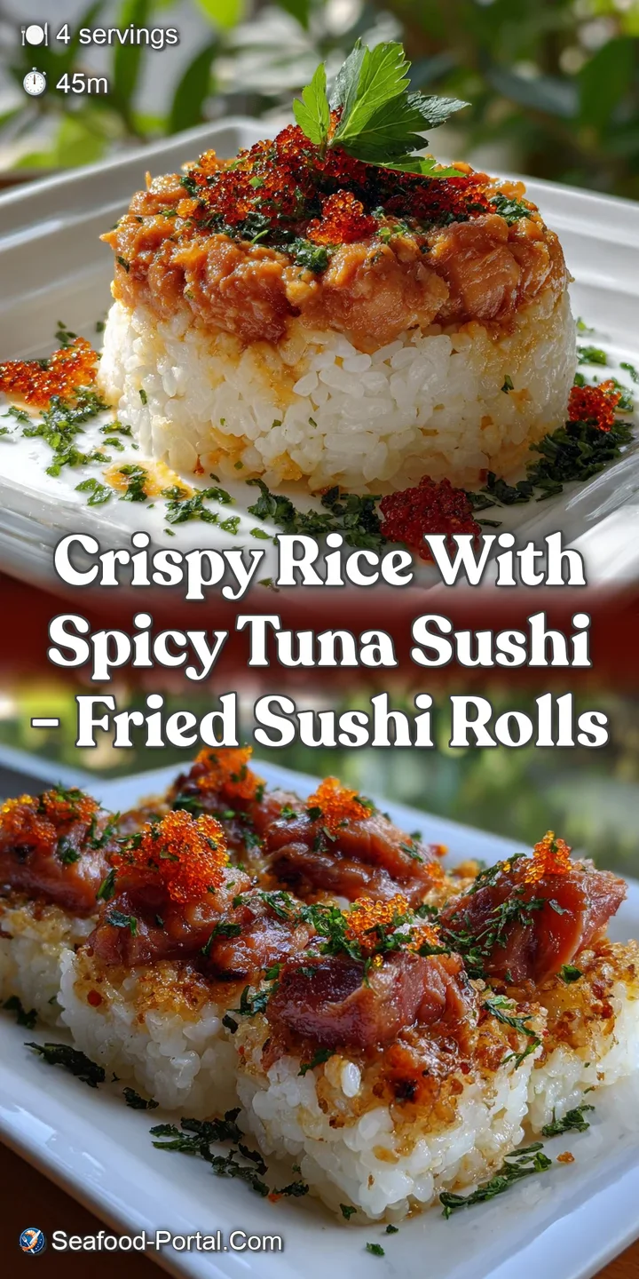 Crispy Rice with Spicy Tuna Sushi: Ultra-Crispy Perfection