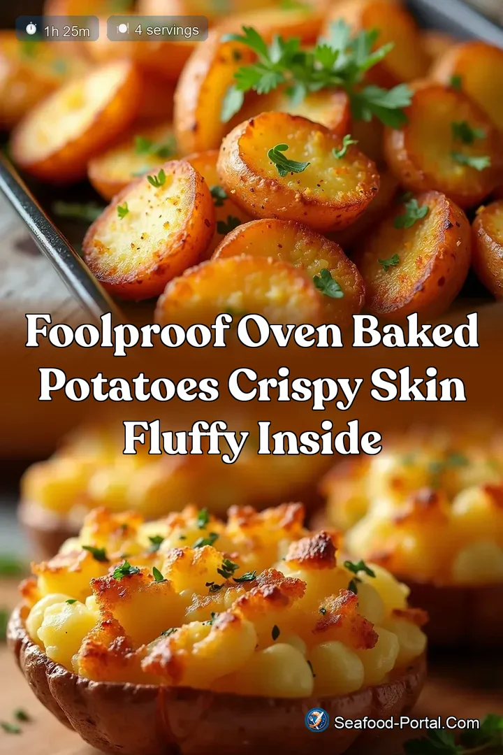 The Perfect Oven Baked Potatoes with Crispy Skin - Seafood…