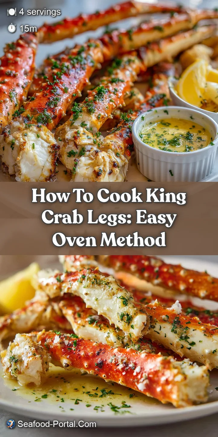 How to Cook King Crab Legs in Oven: Easy Garlic Butter…