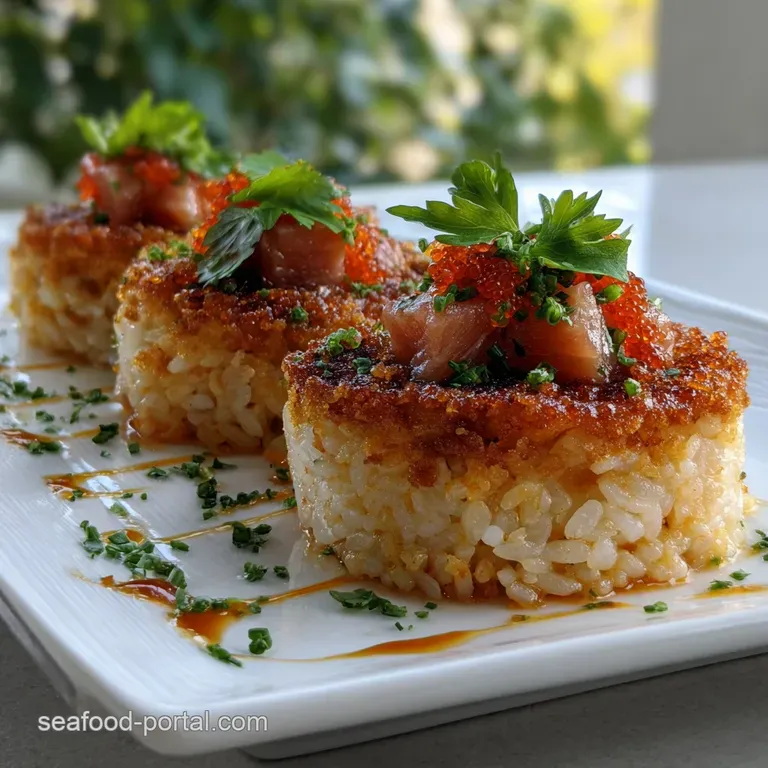 Crispy Rice with Spicy Tuna Sushi: Ultra-Crispy Perfection