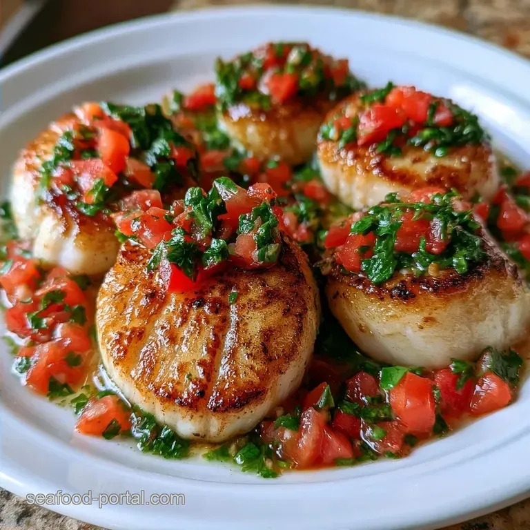 Grilled Scallops Tomato Salsa in 20 Min - Seafood Portal