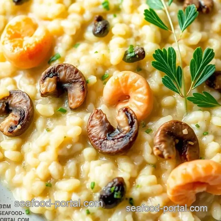 Savoring Creamy Seafood Mushroom Risotto - Seafood Portal