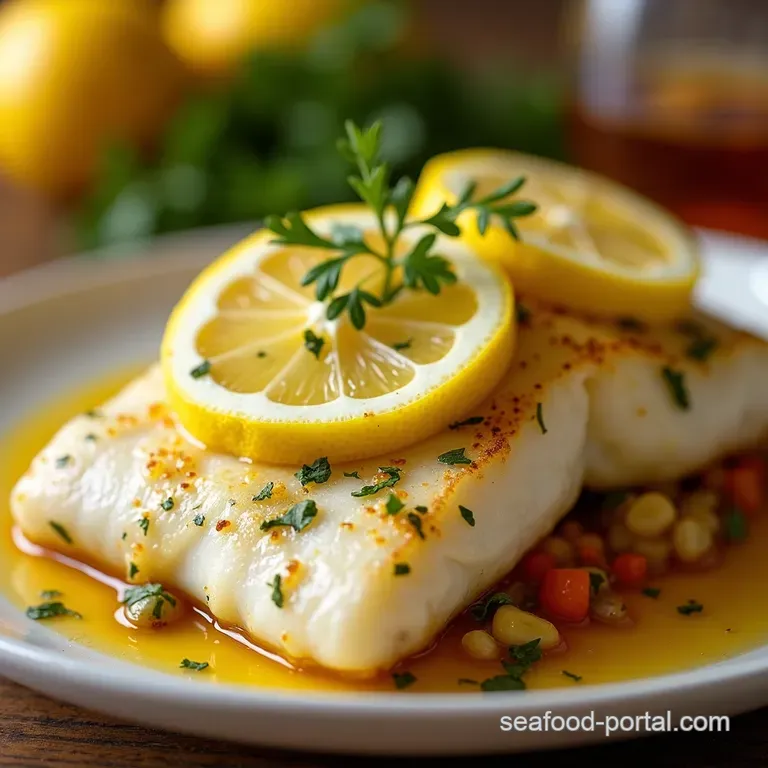 Zesty Lemon Butter Fish Fillet My Quick Easy Baked Cod